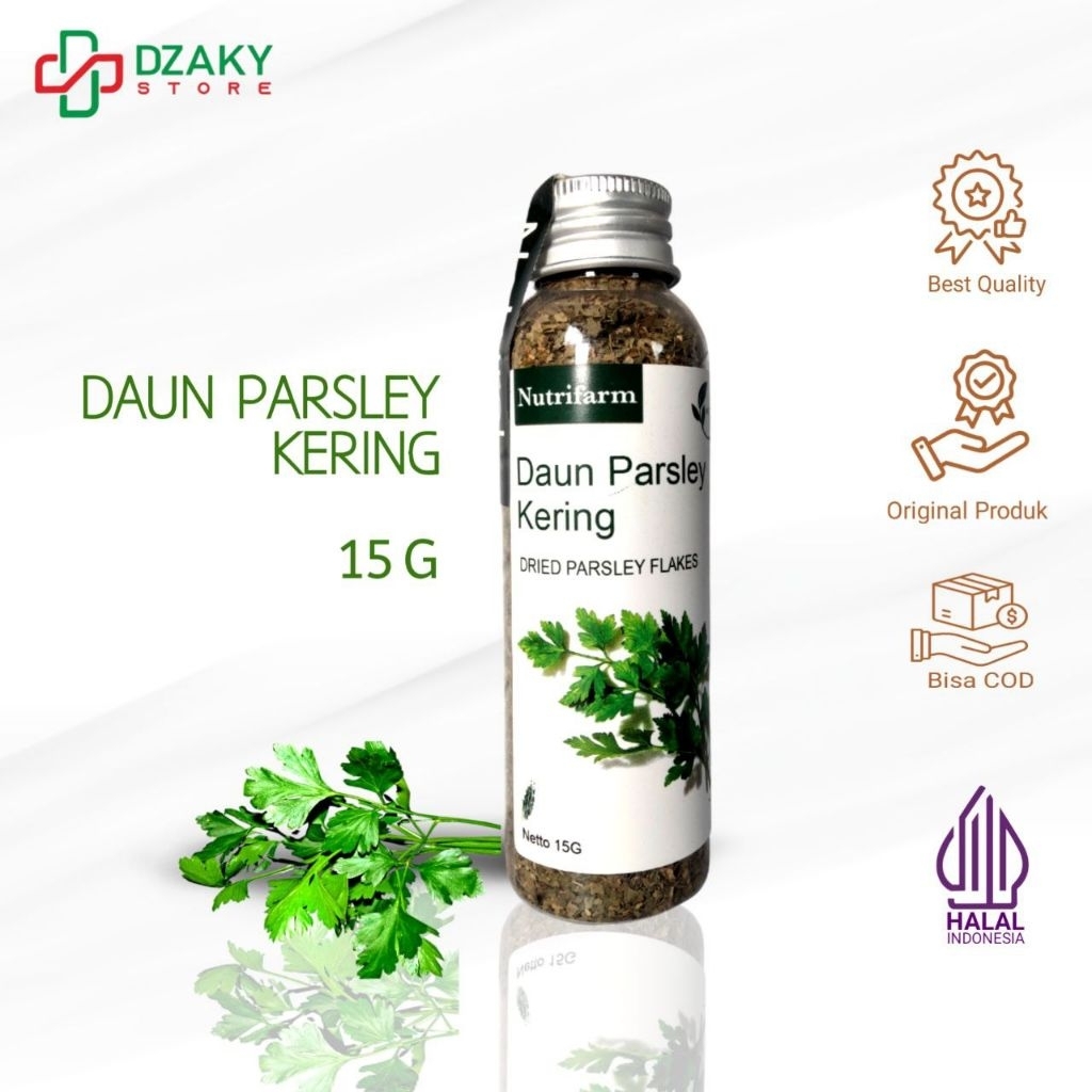 Jual DAUN PARSLEY 15GR 45GR KERING BUBUK MPASI FLAKES SEGAR 1KG KOEPOE ...