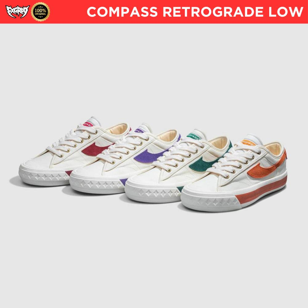 Jual SEPATU COMPASS ORIGINAL 100% - Retrograde Low Creme Cherry - Grape ...