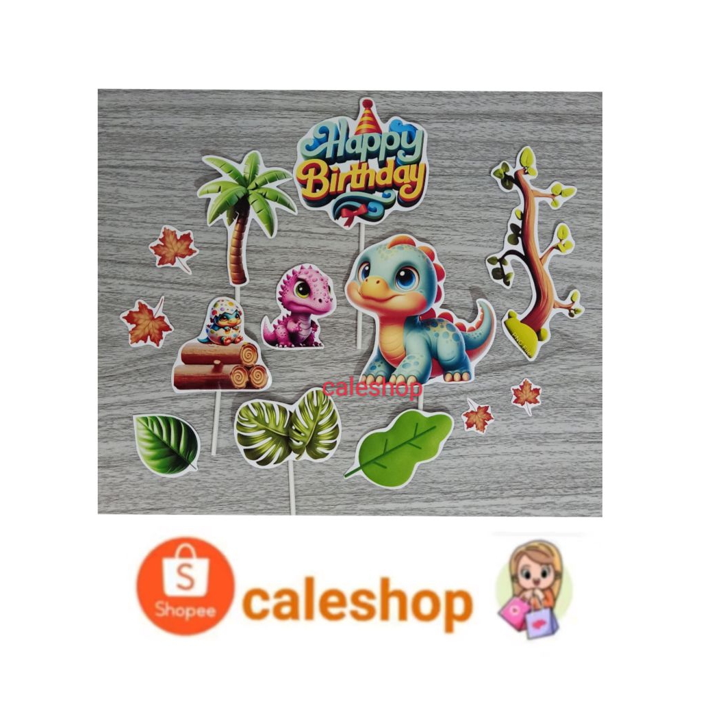 Jual Topper Kertas / Toper Kue Ulang Tahun Anak Karakter / Hiasan Kue ...