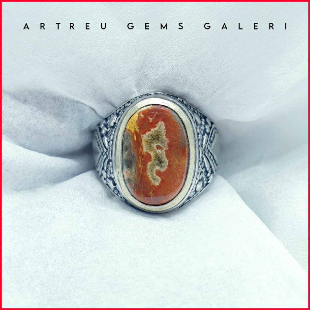 Jual Batu Fokay Gambar ( Naga / Kuda Laut ) | COD Bisa | Cincin Batu ...