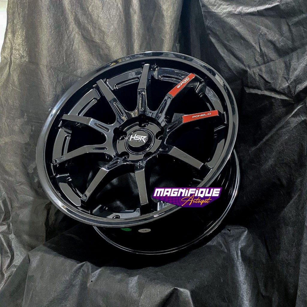 Jual HSR Ponelo Ring 18 Lebar 9 Offset 22 Black cocok untuk Innova BRV ...