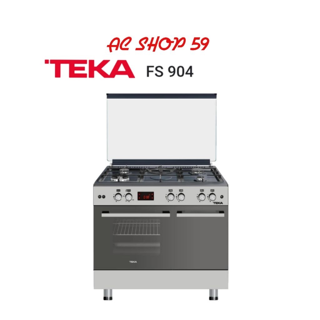Jual Freestanding Cooker TEKA FS904 / FS 904 Silver - Kompor Gas Oven 4 ...