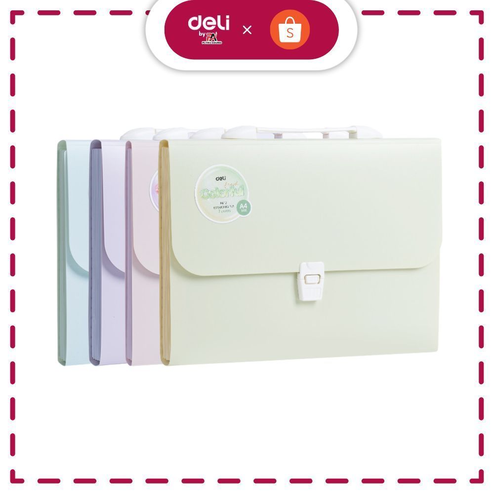 Jual Deli Expanding File EF612 , EF613 Map File A4 Folder Arsip Dokumen ...