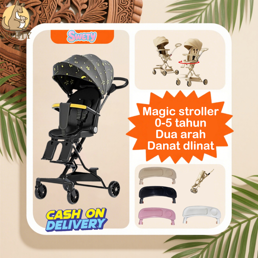 Jual Indonesia Murah| SWETY Stroller Bayi Lipat Travelling Duduk Dan ...