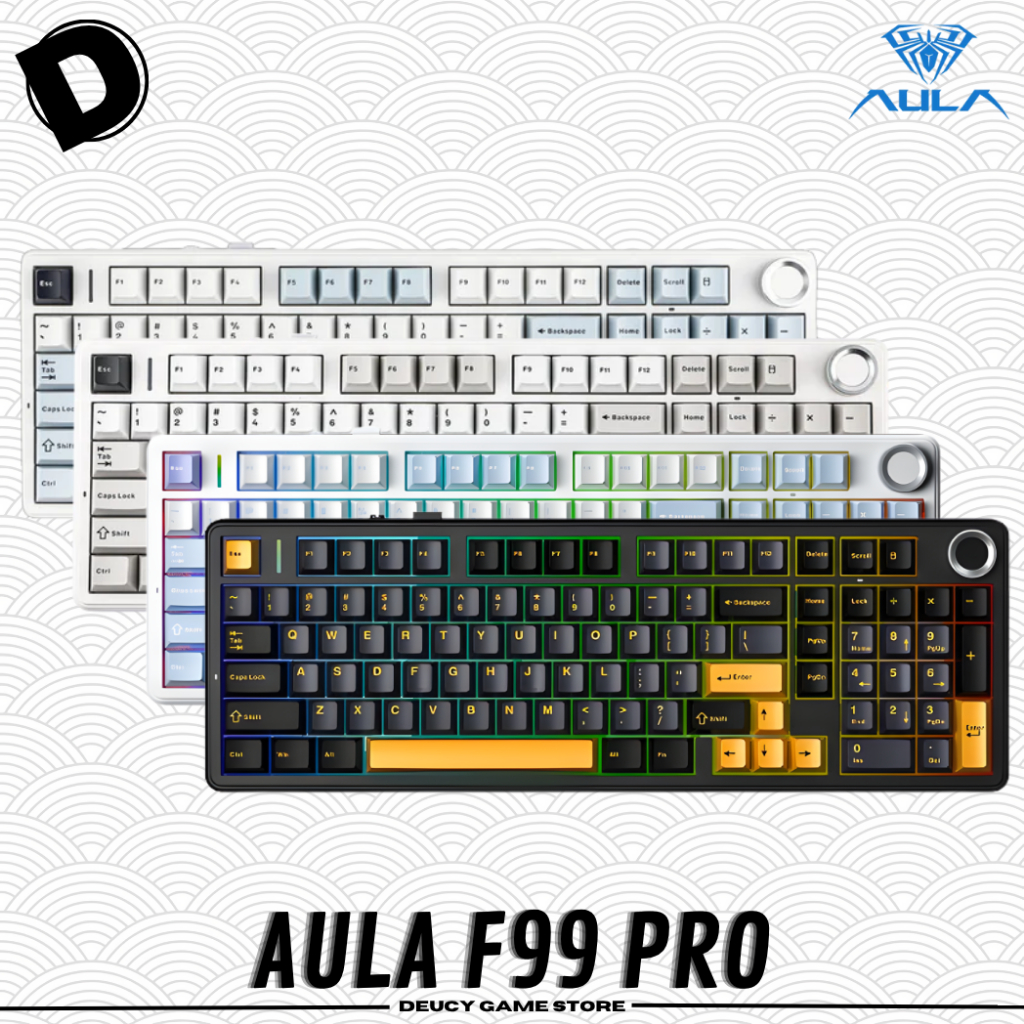 Jual Aula F99 PRO Wireless Triple Connection Full Size Mechanical ...