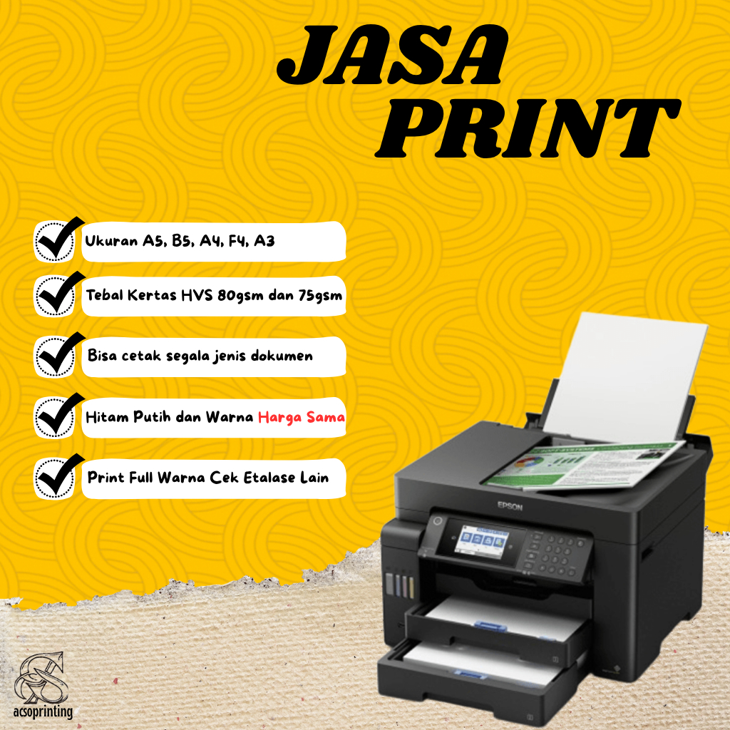 Jual PRINT / CETAK BUKU CEPAT MURAH A5 B5 A4 F4 A3 75/80 GSM, CETAK DOKUMEN MAKALAH, SKRIPSI ...