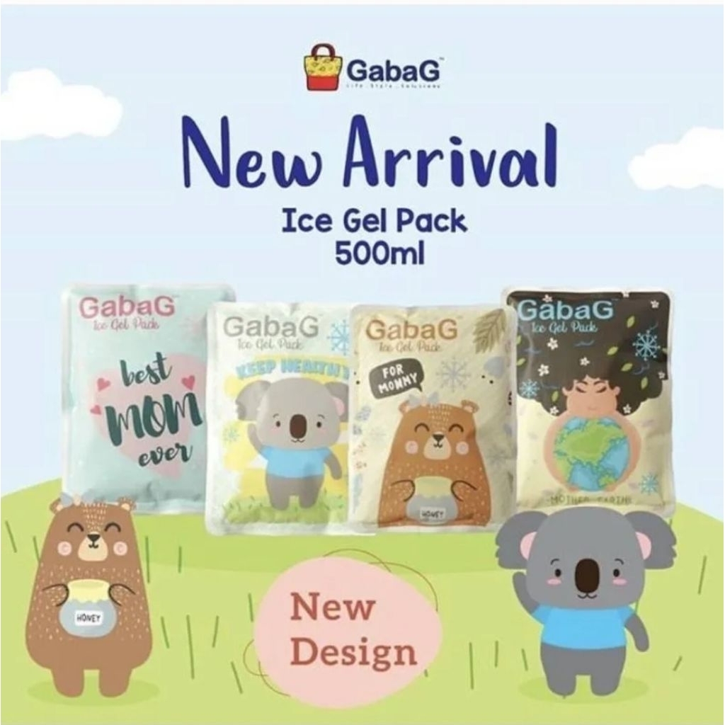 Jual Gabag Ice Gel Pack 15cm × 20cm (500 ml) | Shopee Indonesia