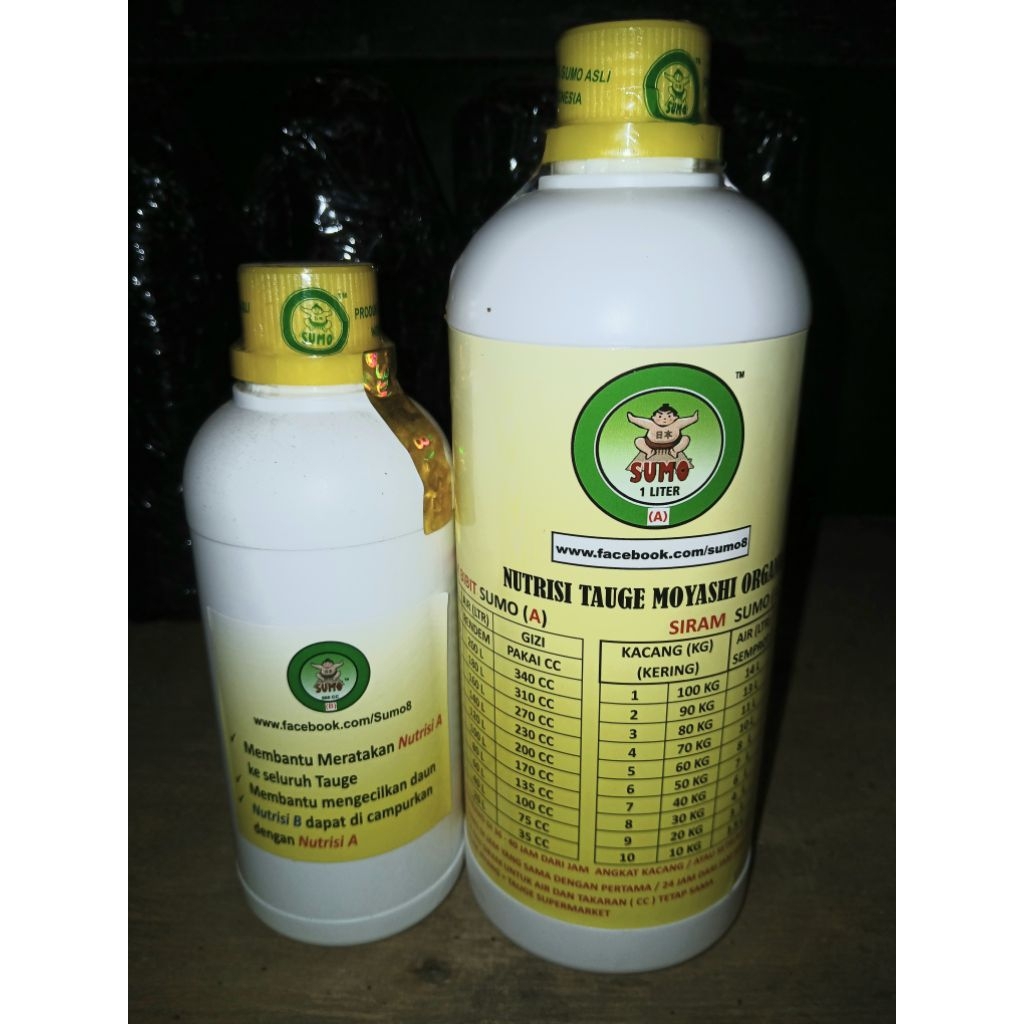 Jual Sumo Cair 1 Paket (A+B) Nutrisi Tauge | Shopee Indonesia