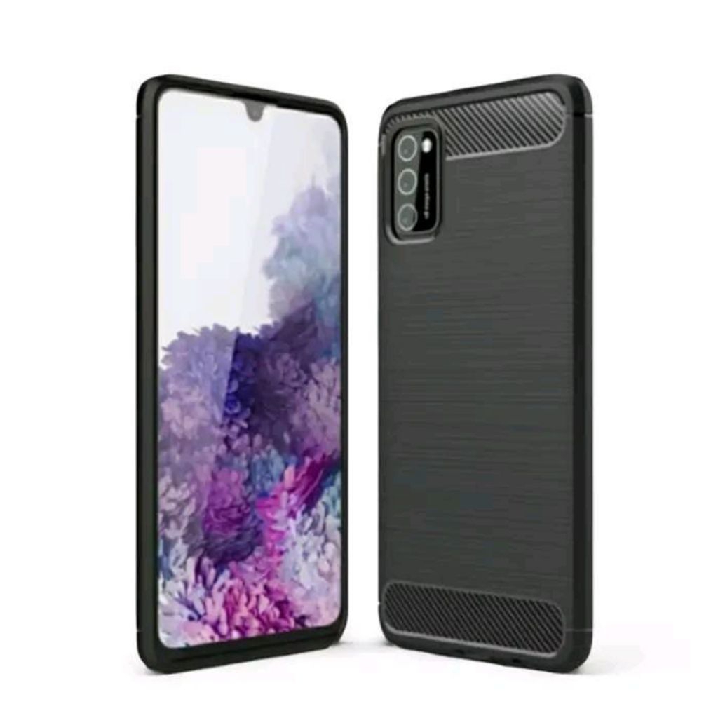 Jual SAMSUNG A02S CASE SLIM FIT CARBON SOFTCASE FIBER MULTI IPAKY ...