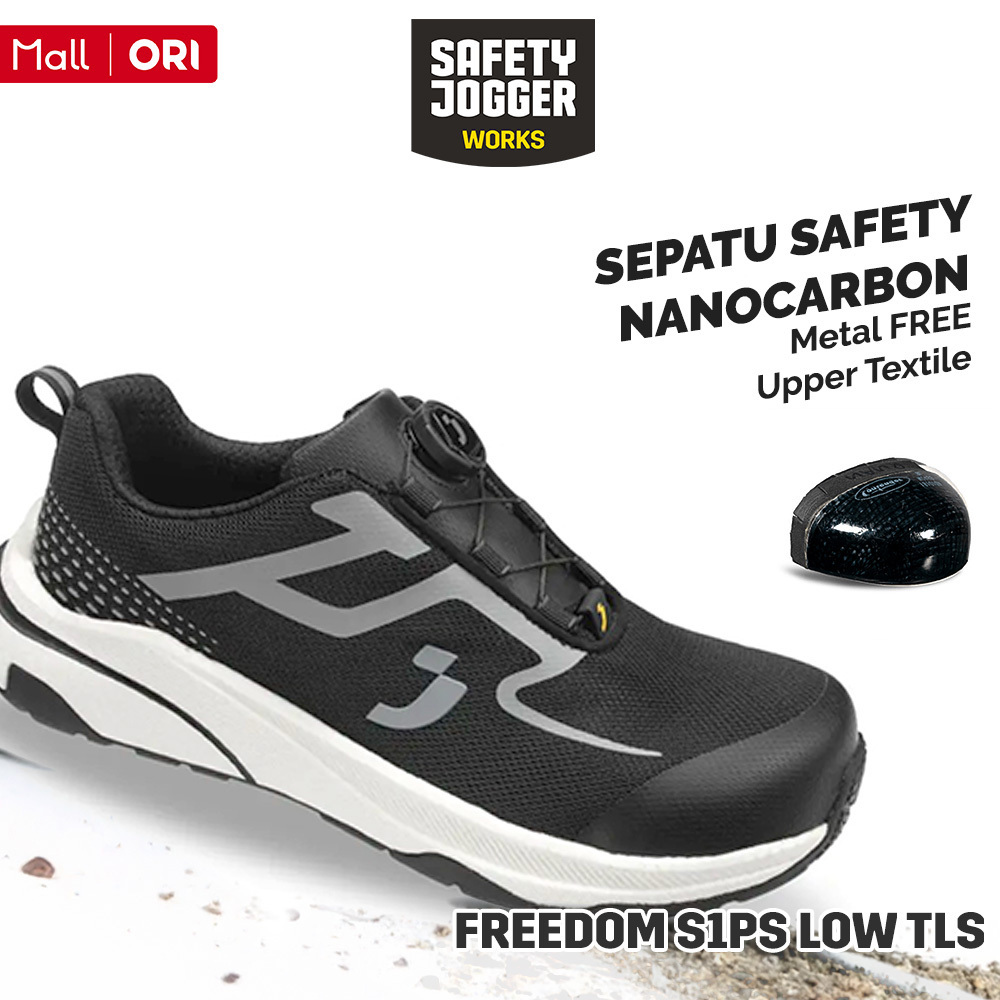 Jual Safety Jogger Works Freedom S1PS Low TLS Slip Resistant Nanocarbon ...