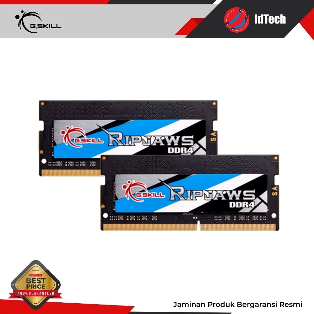 Jual G.Skill Ripjaws DDR4 SO-DIMM DDR4 3200 MHz CL22 32GB (2x16GB) F4 ...
