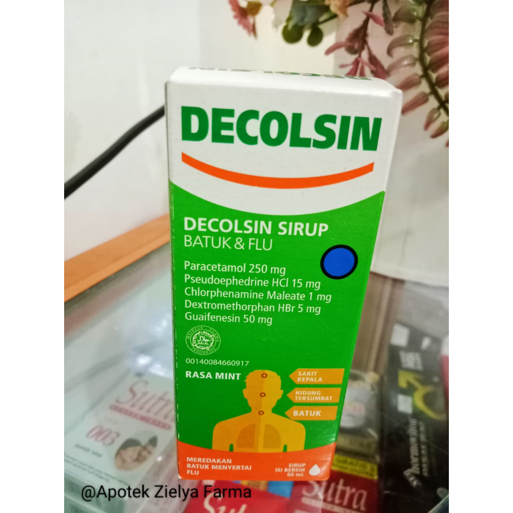 Jual DECOLSIN SIRUP BATUK DAN FLU 60 ML | Shopee Indonesia