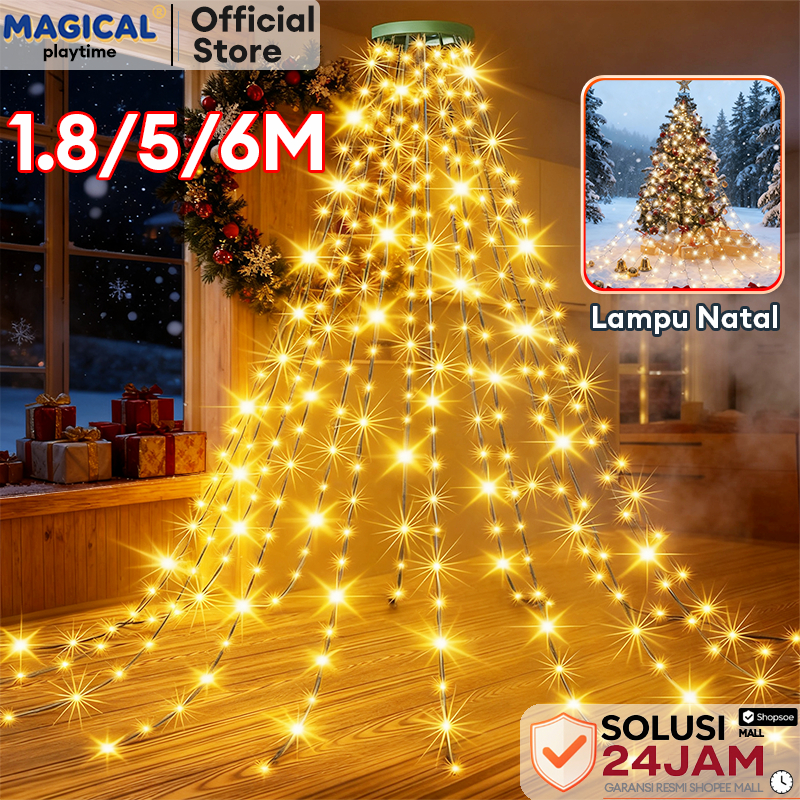 Jual MAGICAL PLAYTIME lampu natal 405LED Lampu Hias tahan air 8 variasi ...
