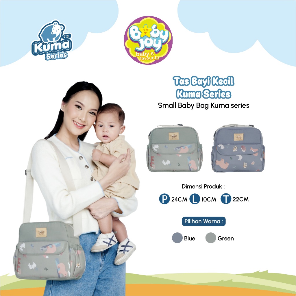 Jual Baby Joy Tas Bayi Kecil Kuma Series BJT1080 | Shopee Indonesia