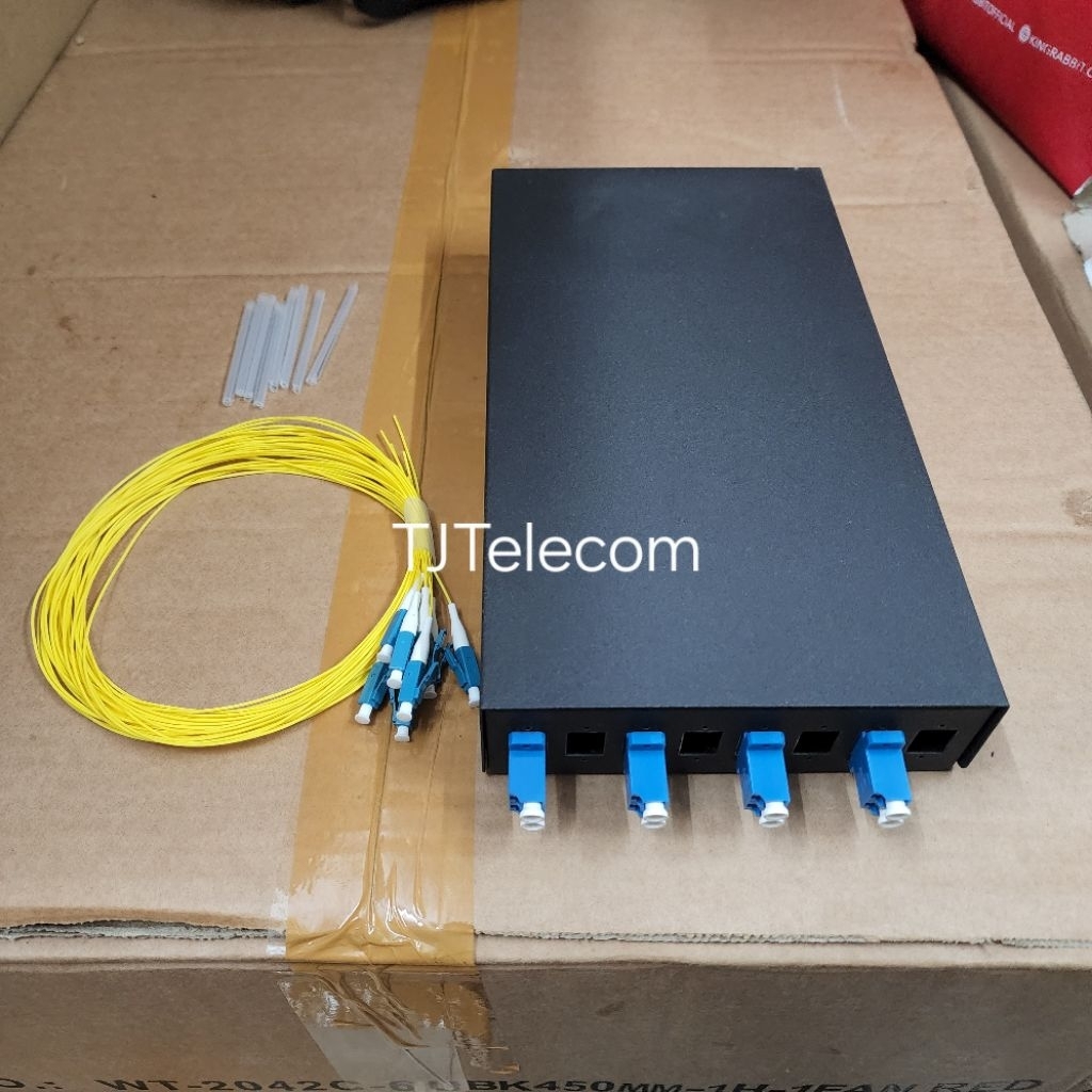 Jual odf 8 core LC / roset 8 core LC UPC singlemode bahan besi | Shopee ...