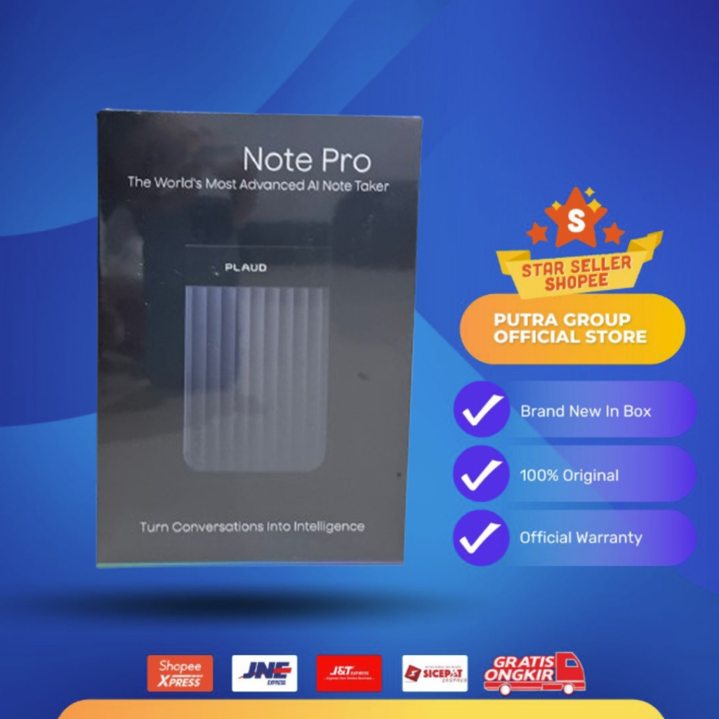 Jual (RESMI) Plaud Note Pro AI Voice Recorder to Text Empowered by ...