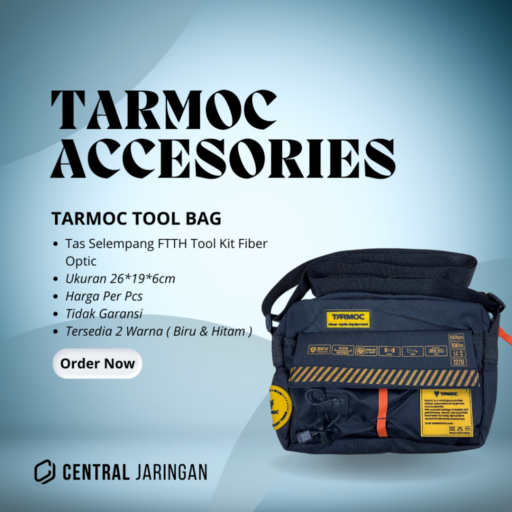 Jual Tarmoc Tool Bag | Tas Selempang FTTH Tool Kit Fiber Optic | Shopee ...