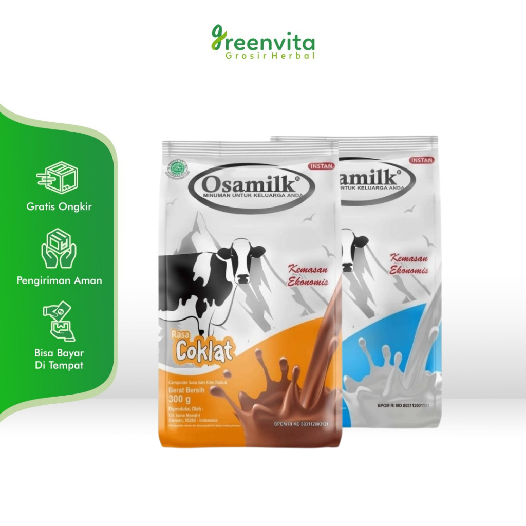 Jual Osamilk 300gr - Susu Sapi Bubuk Penambah Berat Badan Rasa Vanilla ...