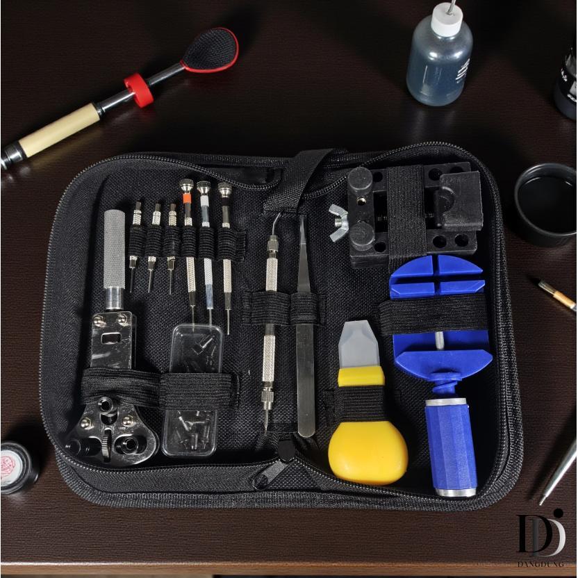 Jual Perlengkapan Alat Reparasi Jam Tangan, Toolkit Portable Stainless ...