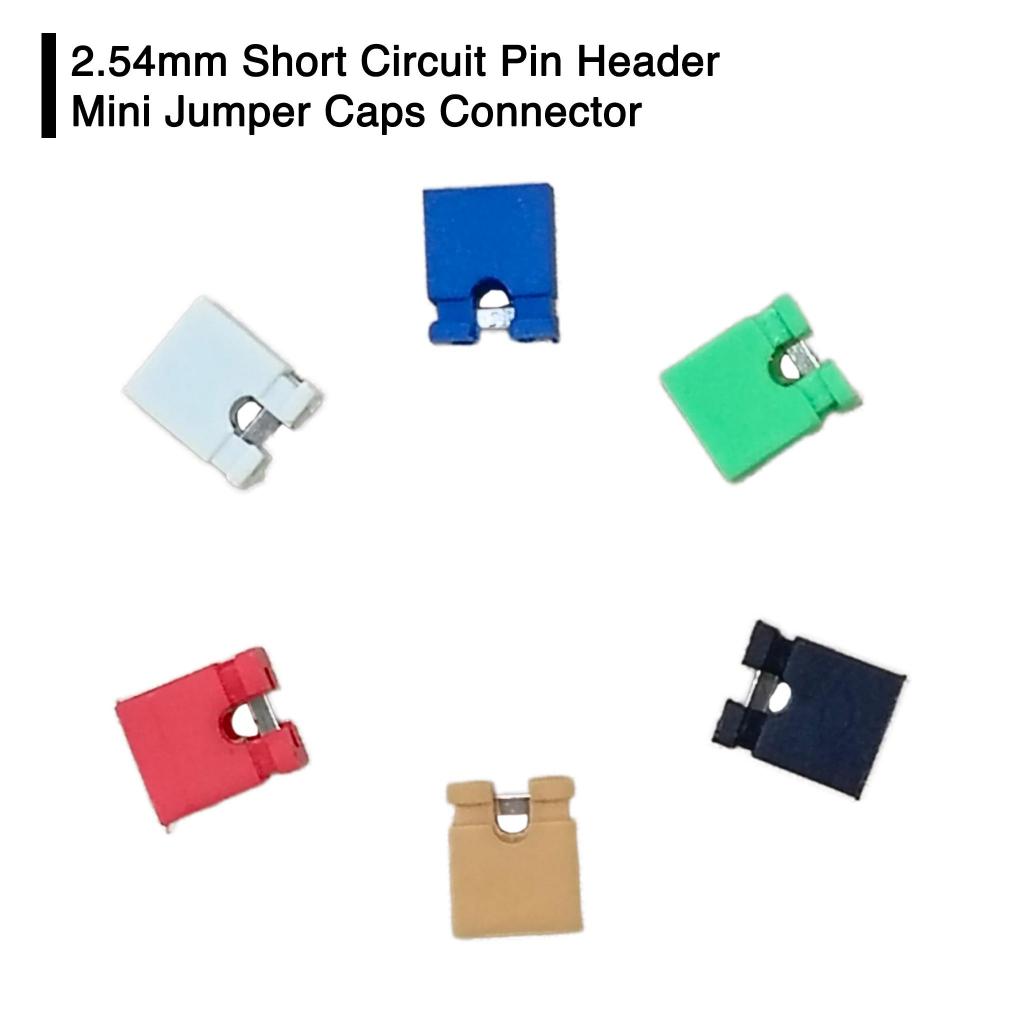 Jual Short Circuit Pin Header Mini Jumper Caps Connector Konektor 2 ...