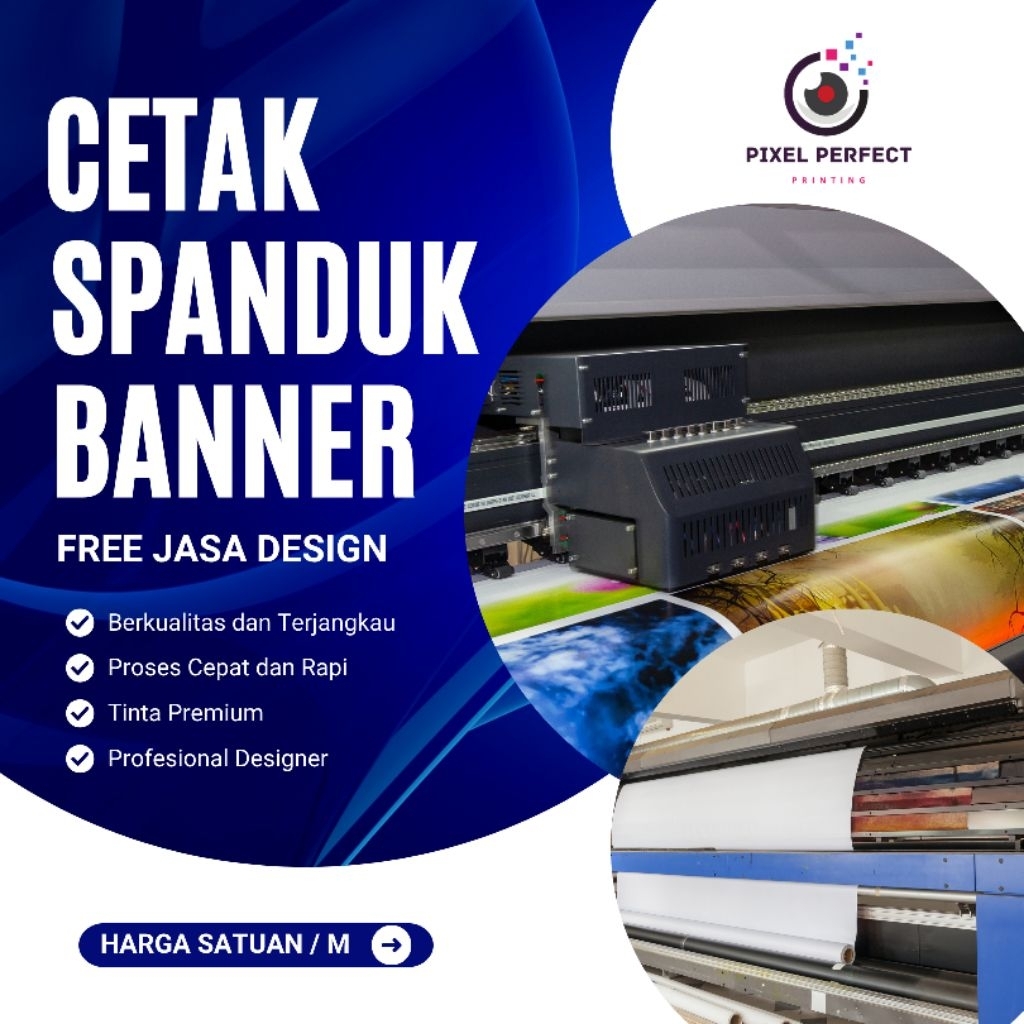 Jual CETAK SPANDUK / BANNER (FREE JASA DESIGN) | Shopee Indonesia