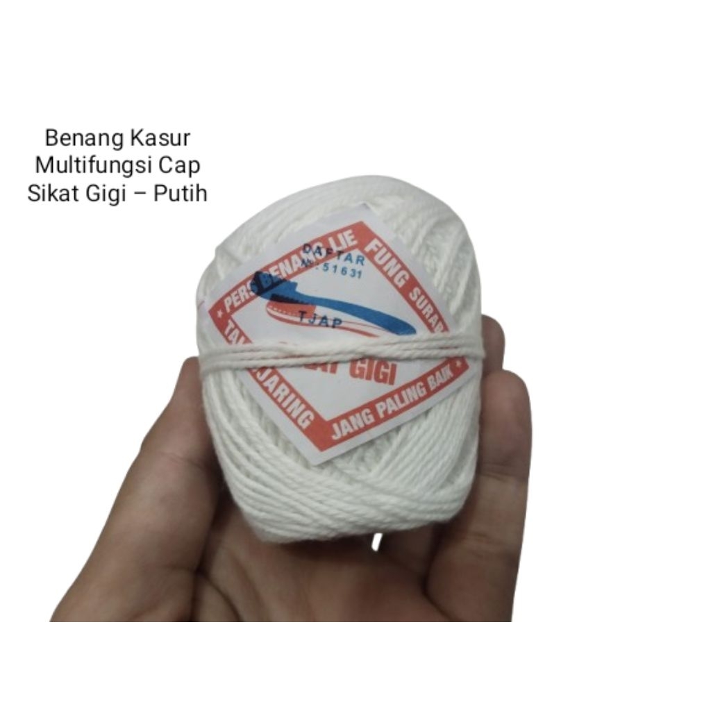 Jual Benang Kasur Cap Sikat Gigi – Benang Rami / Benang Jaring ...