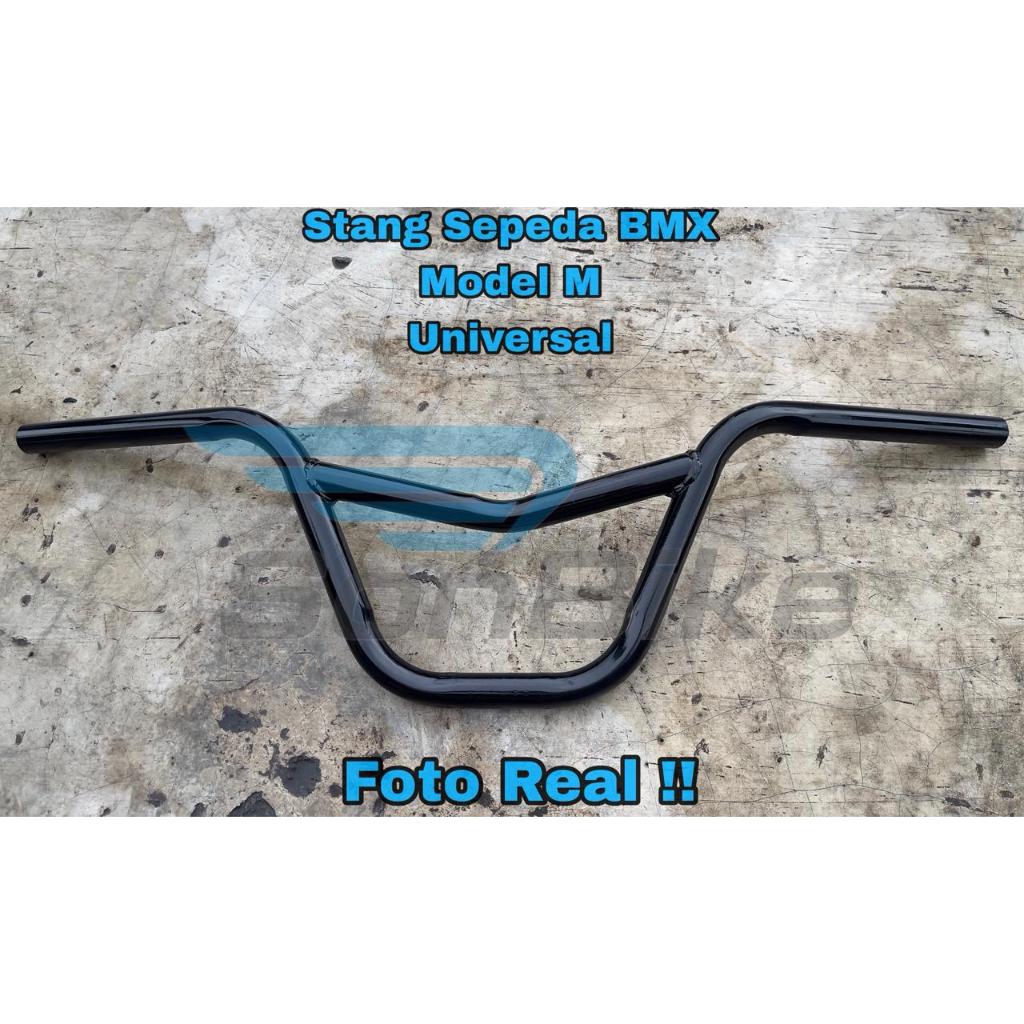 Jual Stang Sepeda Setir Sepeda BMX Model M Universal Hitam New Product ...