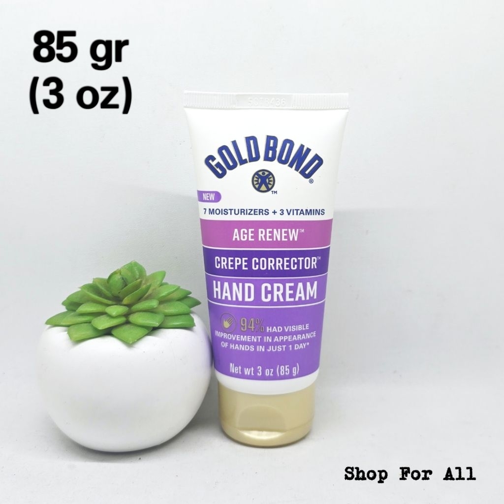 Jual GOLD BOND Age Renew Crepe Corrector Hand Cream / Lotion - 85 gr (3 ...