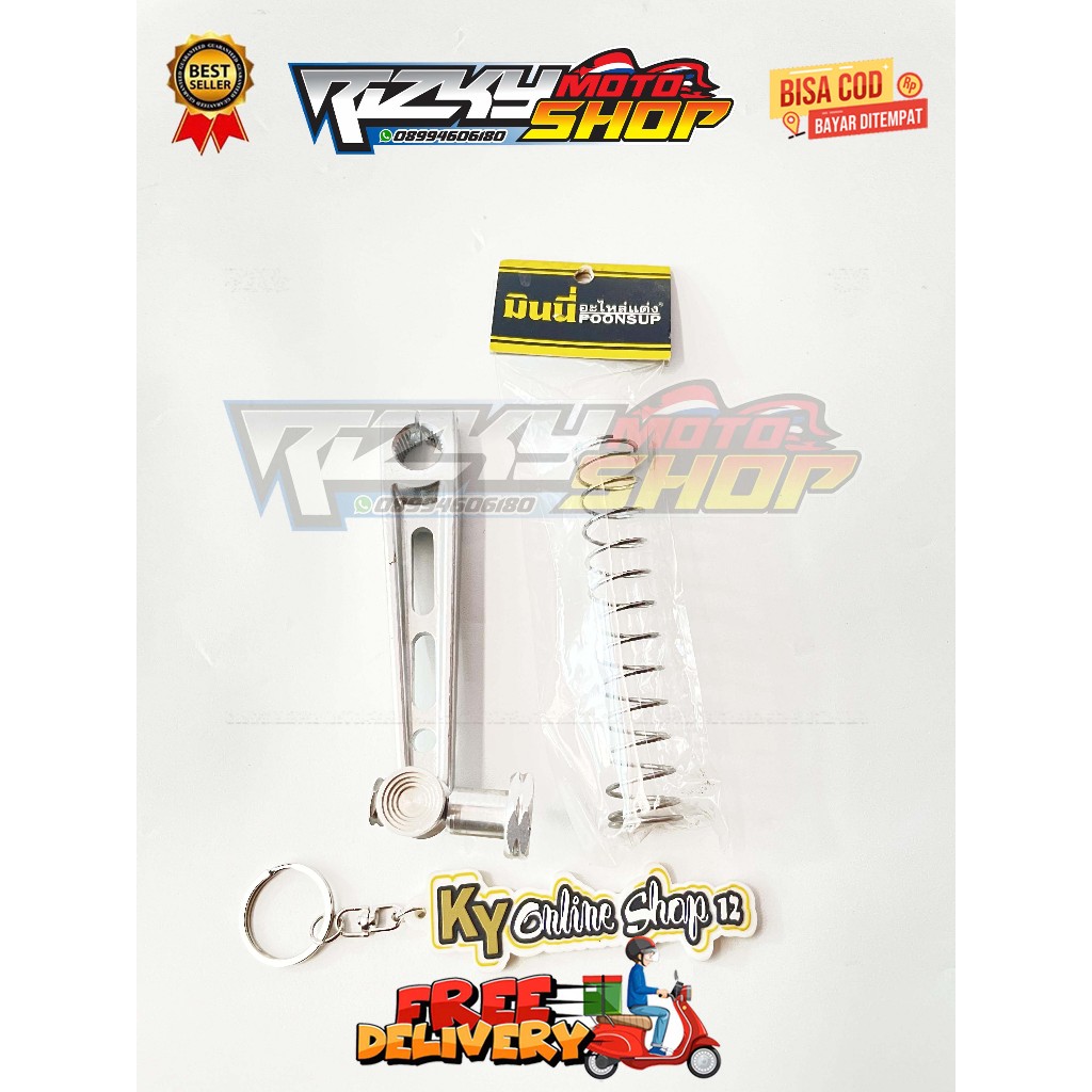 Jual PAHA REM NUI RACING MODEL LURUS SLOT + PER ALL HONDA YAMAHA MATICK ...