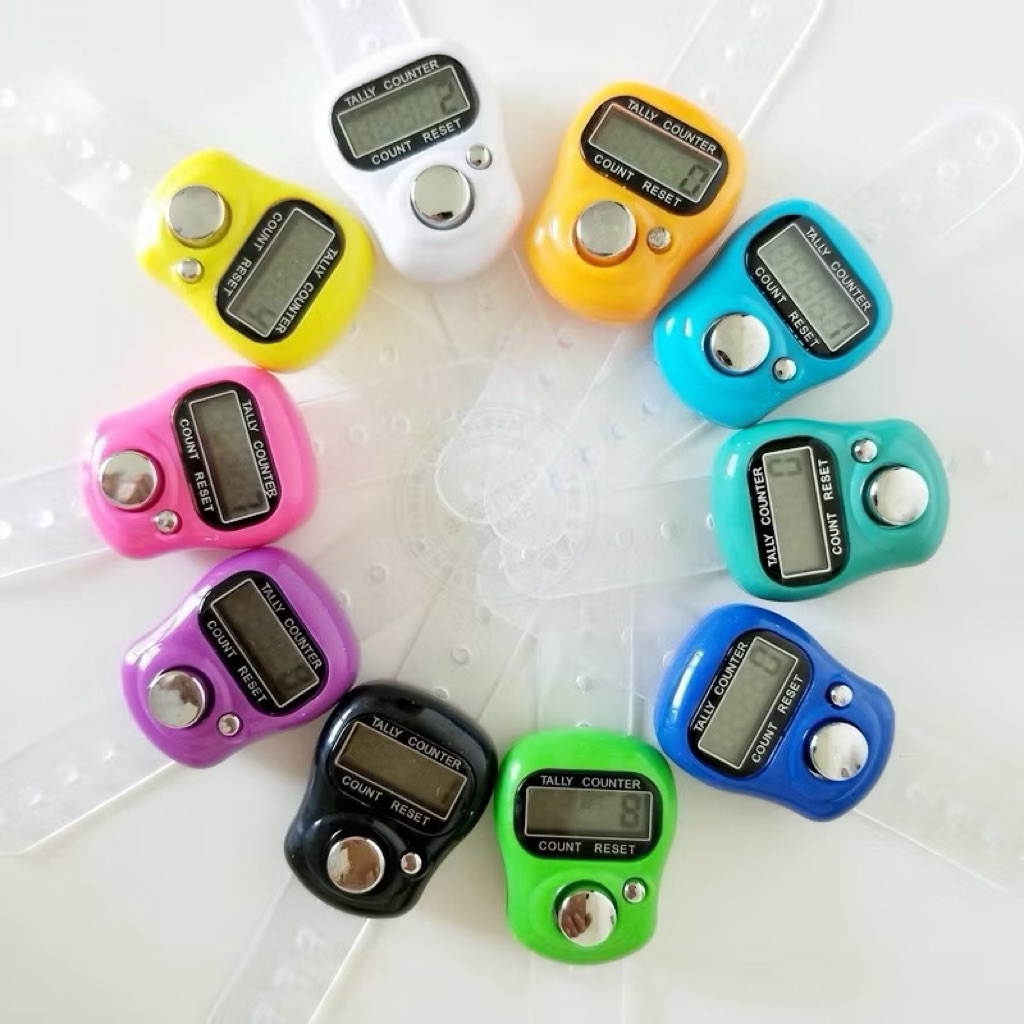 Jual Tasbih Digital Mini Alat Hitung LED Elektronik Finger Tally ...
