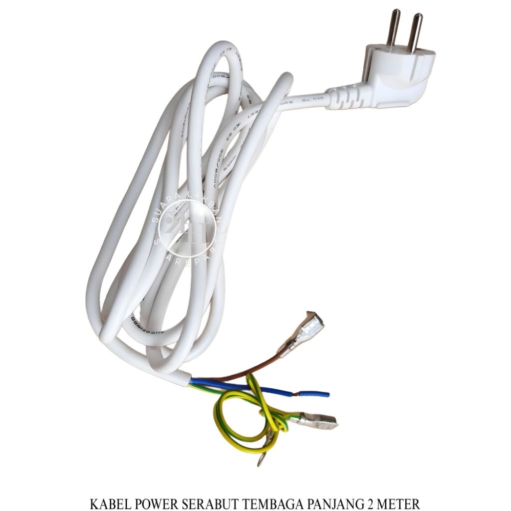 Jual Kabel Power Kulkas 2 meter / serabut tembaga tebal | Shopee Indonesia