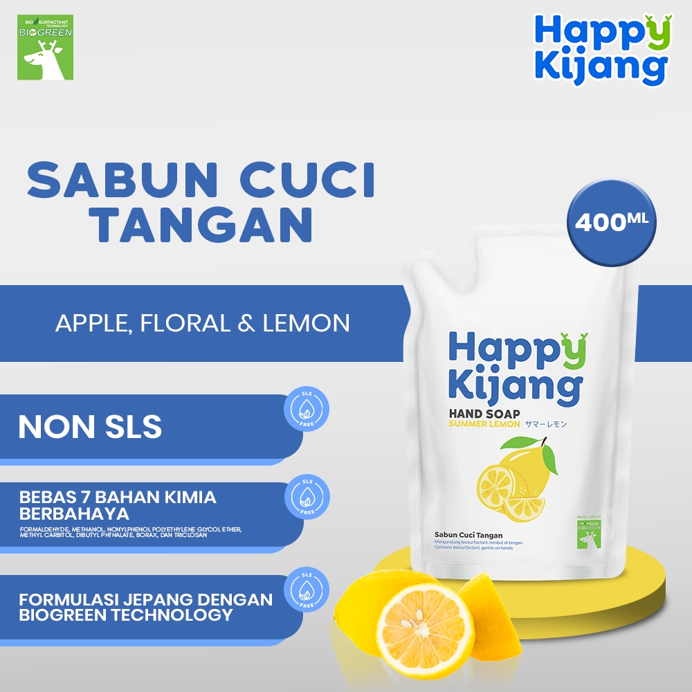 Jual Happy Kijang Handsoap Summer Lemon 400 ml - Sabun Cuci Tangan ...