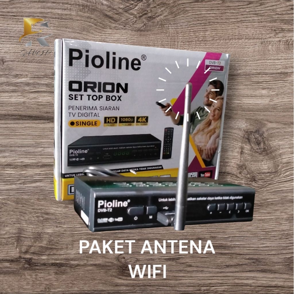 Jual Pioline Paket Set Top Box + USB Adapter Wifi /Antena Dongle STB ...