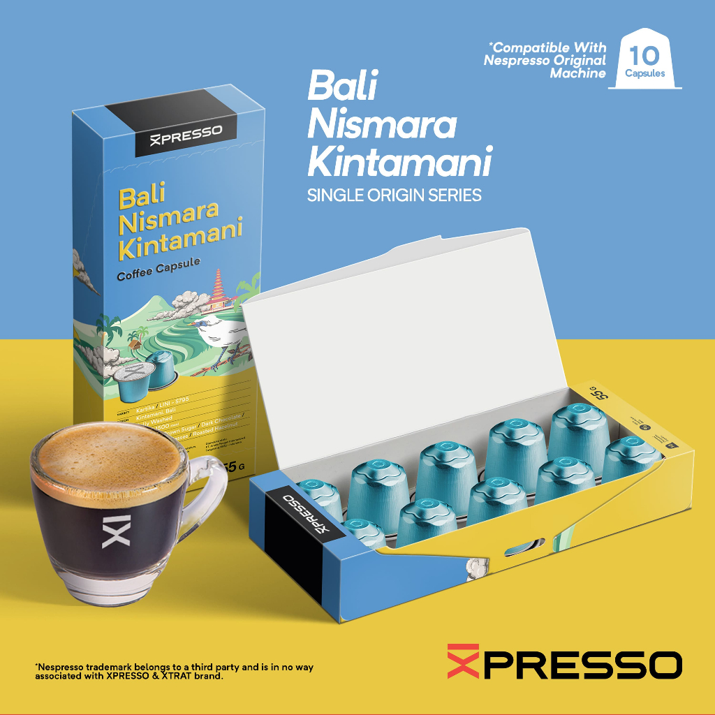 Jual XPRESSO Kopi Kapsul - Bali Nismara Kintamani - Nespresso Coffee ...