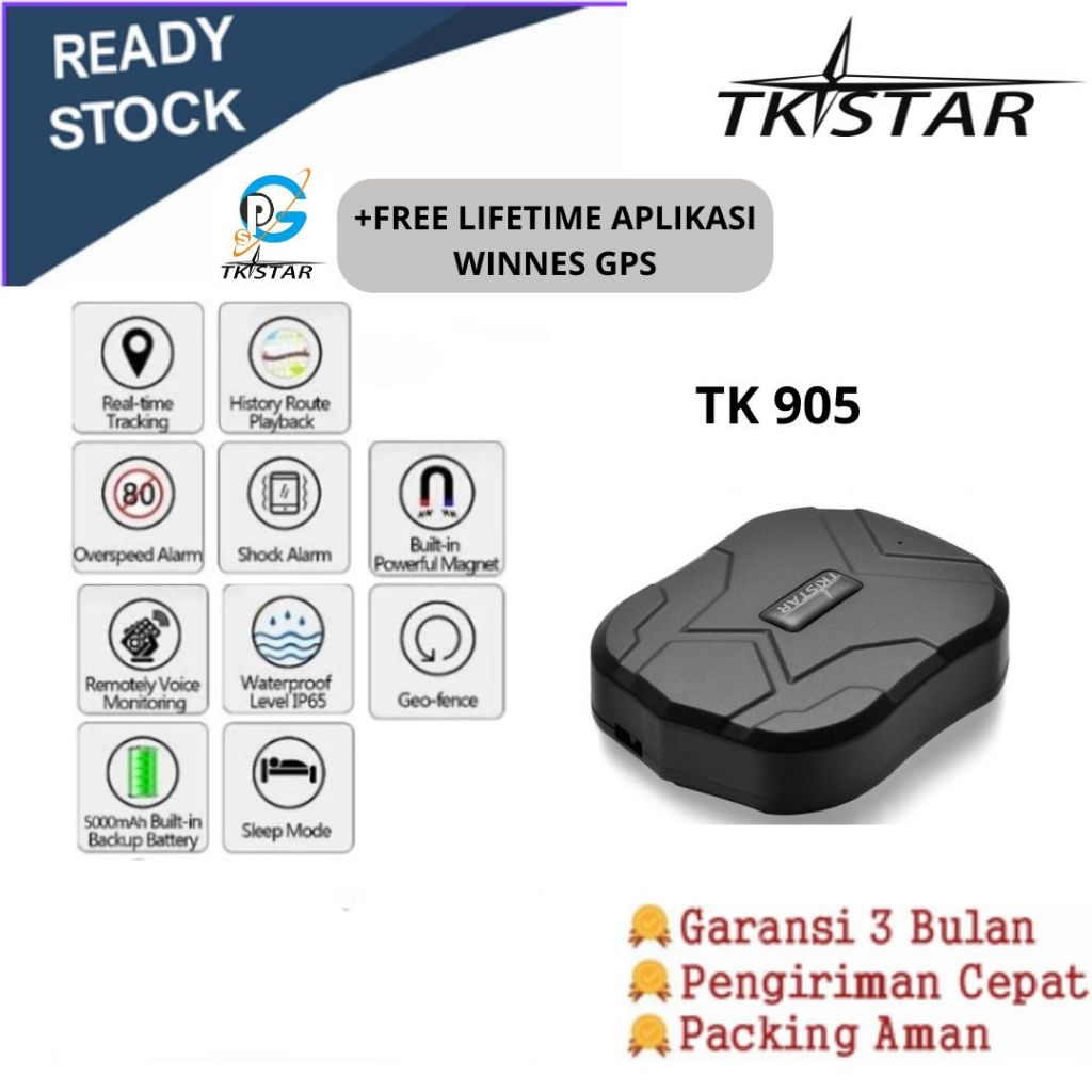 Jual TK STAR Gps Tracker Lacak Tkstar Tk 905 Tk905 TK 915 TK915 TK 918 ...