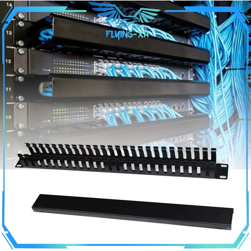 Jual 19Inci Metal Wire Management 1U Kabel Rak Server Asesoris Jalur ...