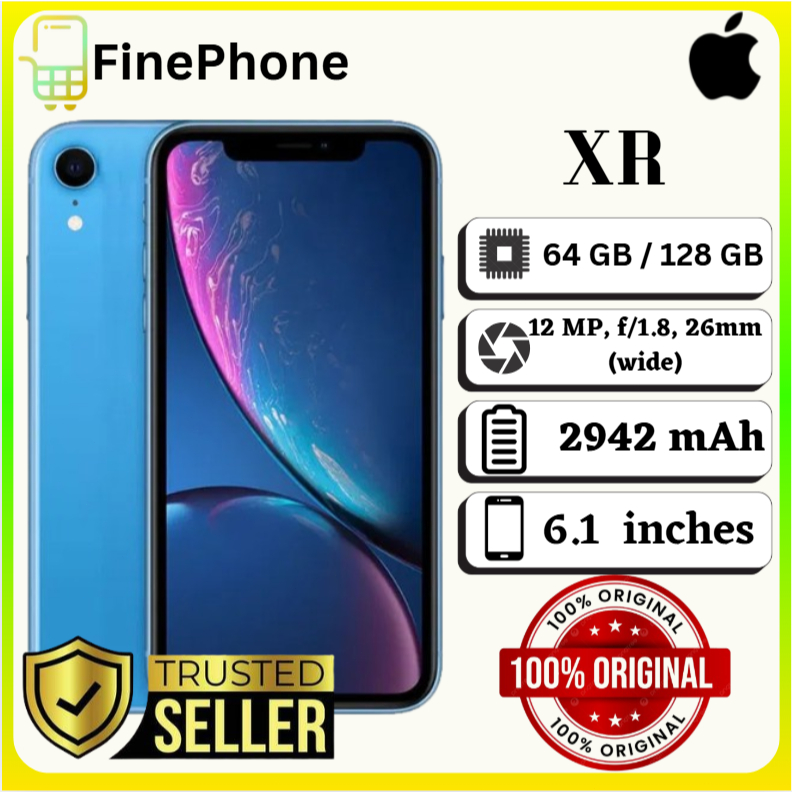 Jual IP XR 64GB 128GB Hp SECOND LIKE NEW 100% ORIGINAL Bergaransi ...