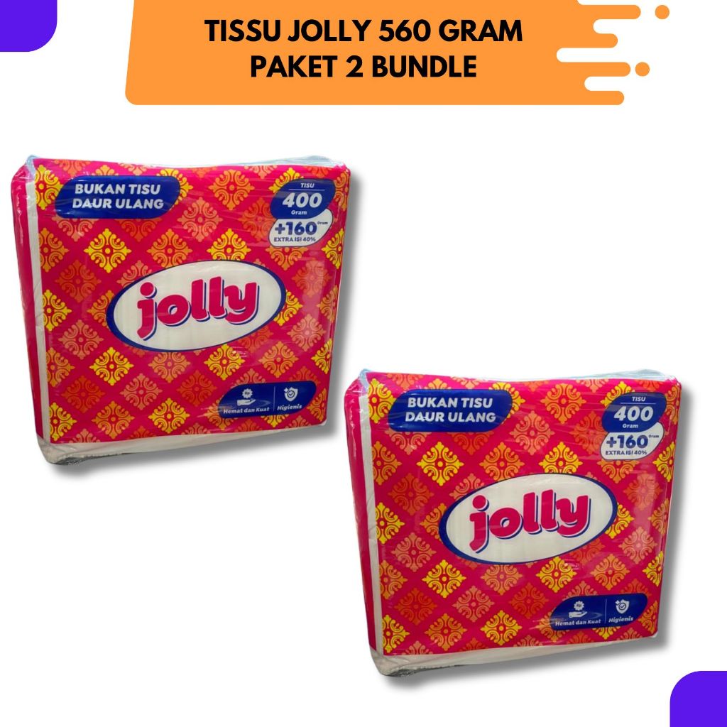 Jual TISSU JOLY 560 ISI 2BUNDLE/2PACK | Shopee Indonesia