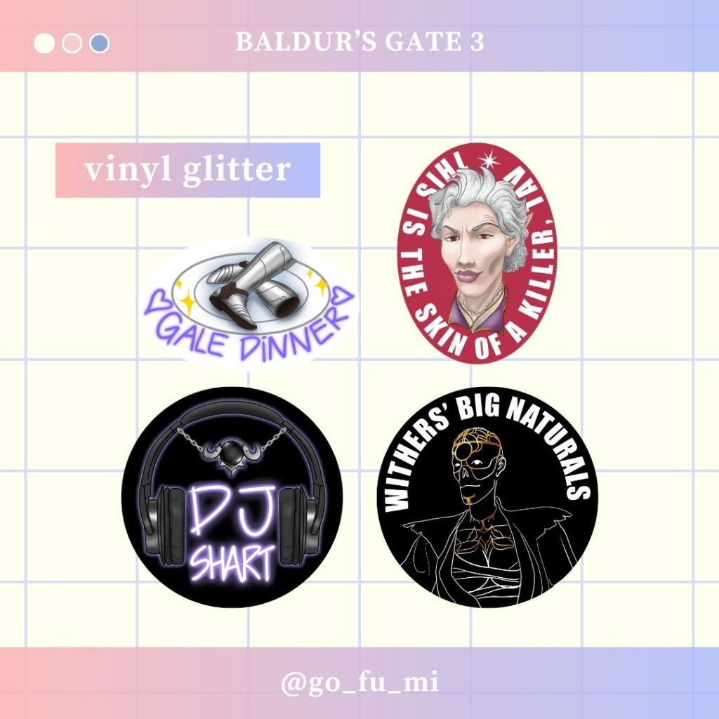 Jual Baldur's Gate 3 Glitter Sticker | Shopee Indonesia