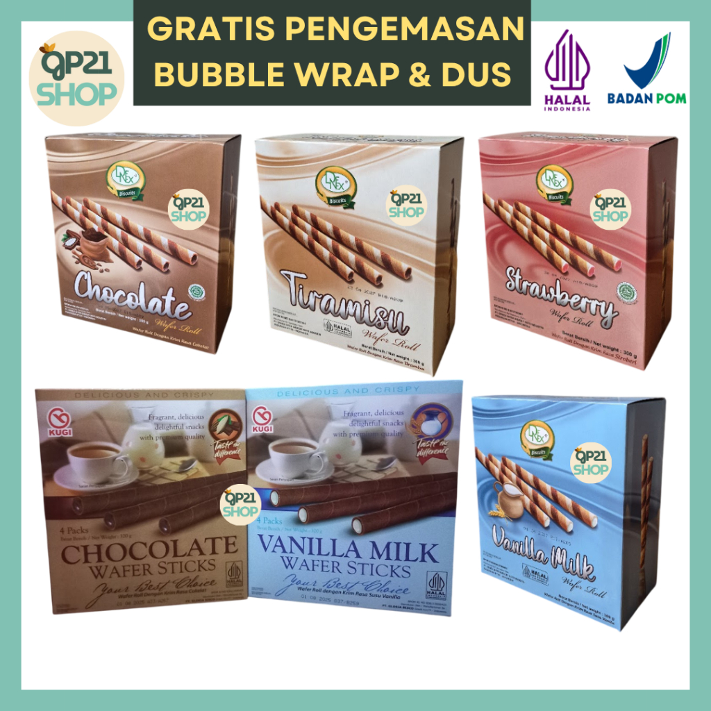 Jual Kugi Denex Wafer Sticks Box 300gr / 320gr (BESAR) - Biskuit ...