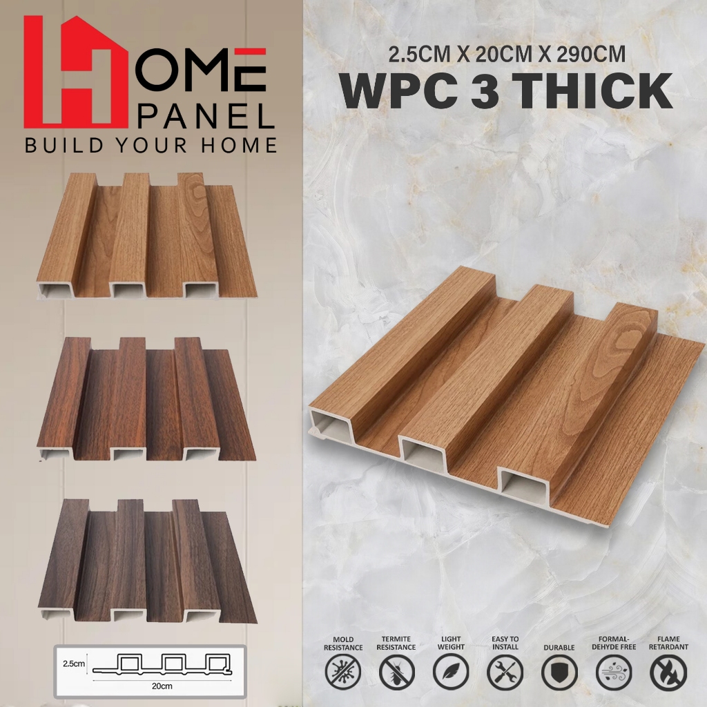 Jual DECOWOOD Wall Panel WPC 3 Thick Dekorasi Dinding Motif Kayu Marble ...