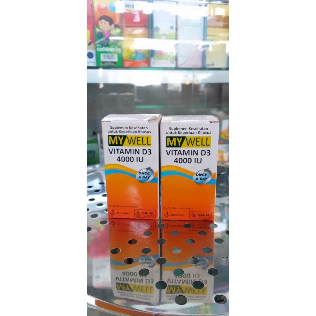 Jual MY WELL VITAMIN D3 4000 IU | Suplemen kesehatan | Shopee Indonesia