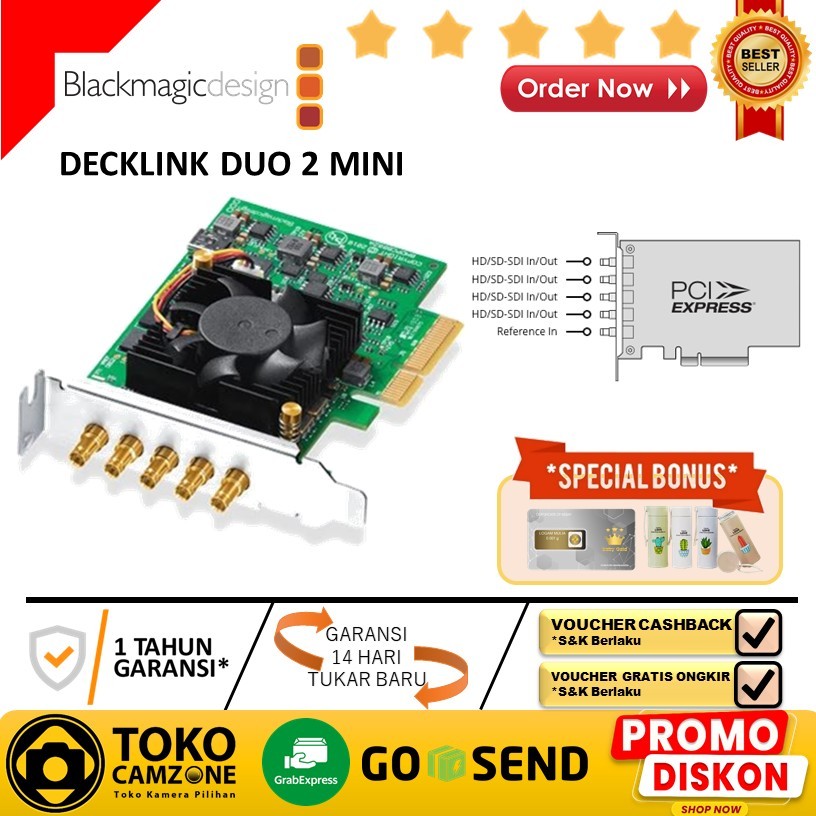 Jual Blackmagic Design DeckLink Duo 2 MINI - GARANSI RESMI | Shopee ...