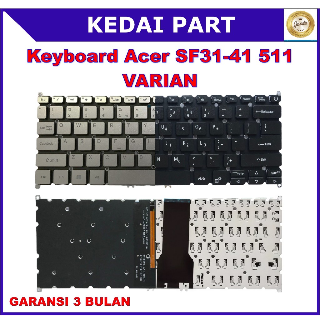 Jual Keyboard Acer Swift 3 SF314-41 Infinite 4 SF314-511 A513-53 A314 ...