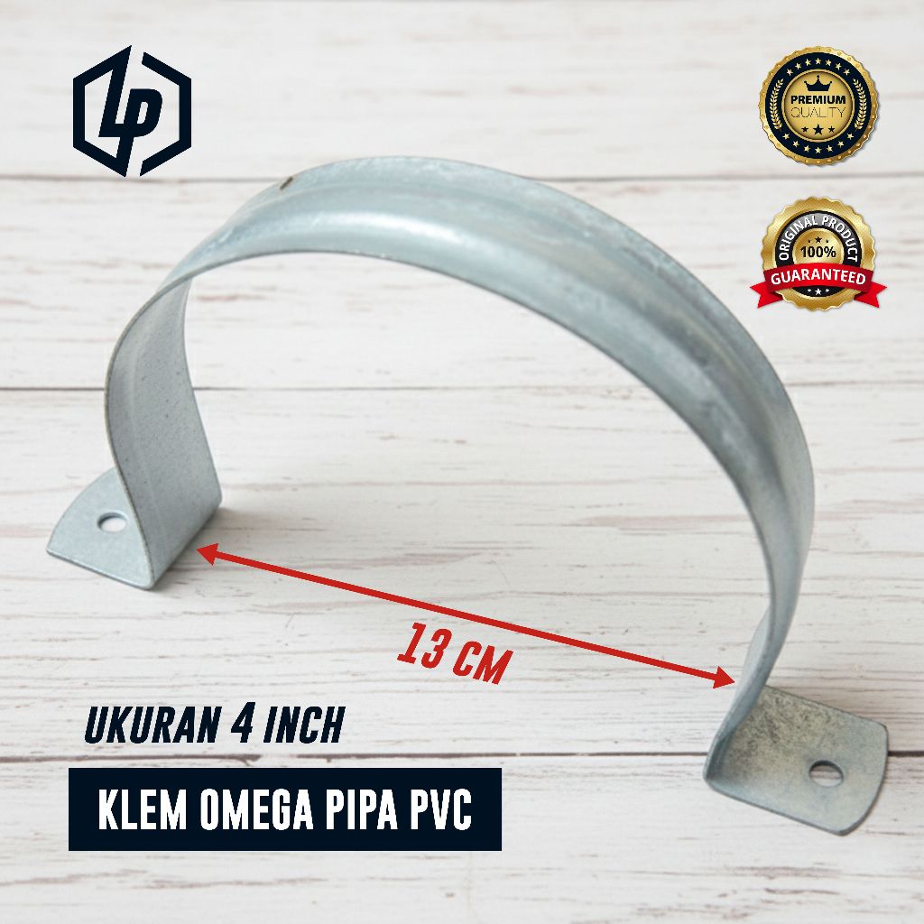 Jual Klem Omega Pipa PVC 4 Inch - Clamp Penjepit Pipa | Klem Pipa Air ...
