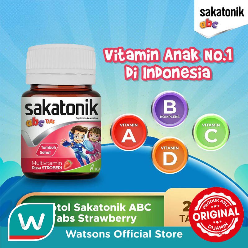 Jual Sakatonik ABC Strawberry Botol 24'S | Shopee Indonesia