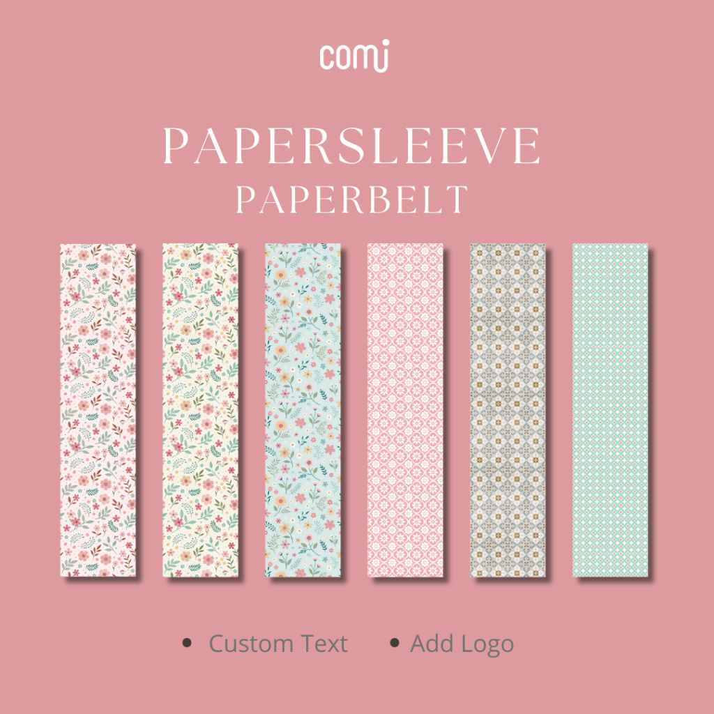 Jual Paper Belt Custom - Kertas Label Bento - Sleeve Thinwall - Paper ...