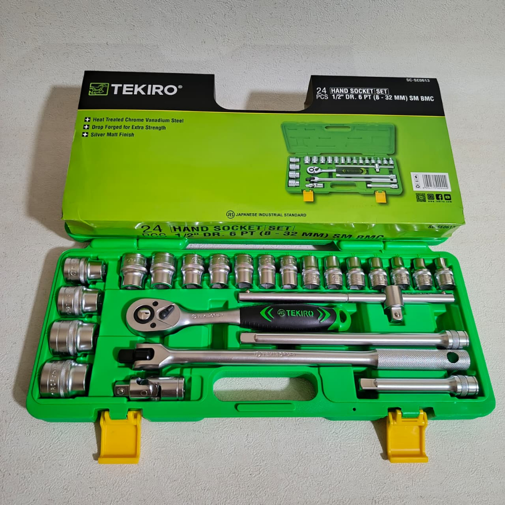 Jual Paket Kunci Tekiro Full Set Lengkap Ori Sok 24pcs Hand Socket 1/2 ...