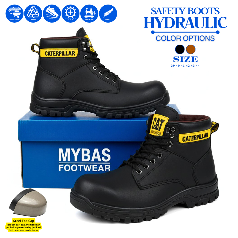 Jual Sepatu Safety Pria - Sepatu Safety Boots Outdor Hiking Trekking ...