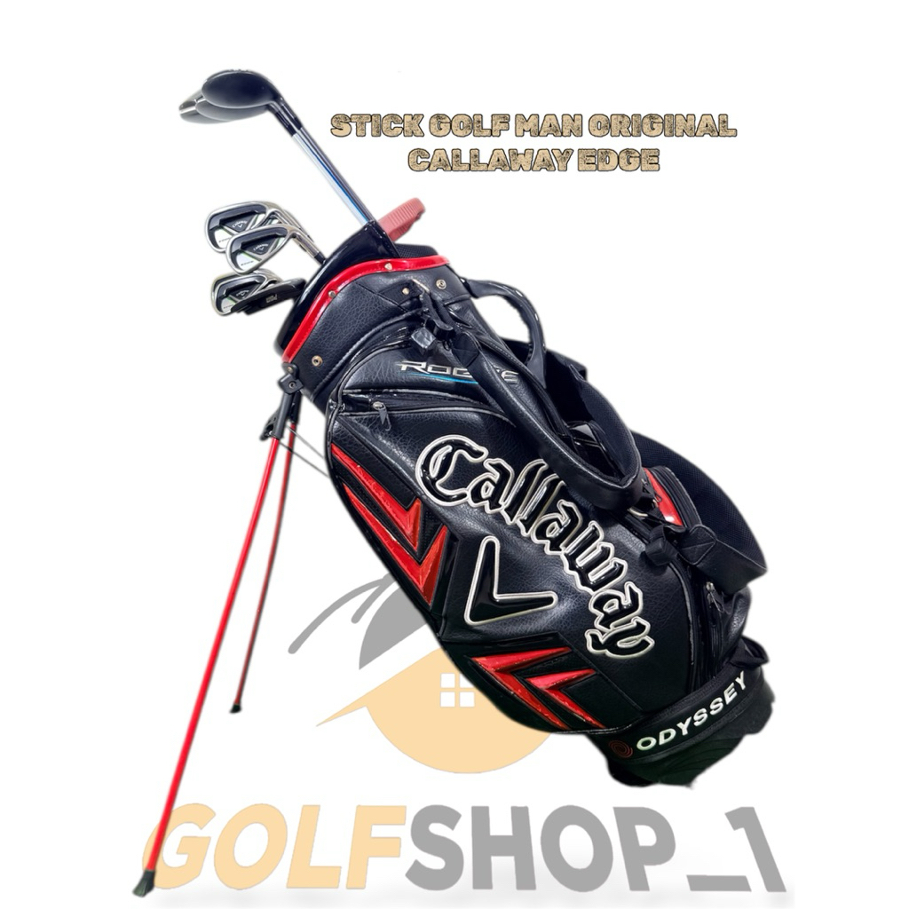 Jual Stick Golf Man Callaway Edge Shaft Stell Second Original Fullset ...